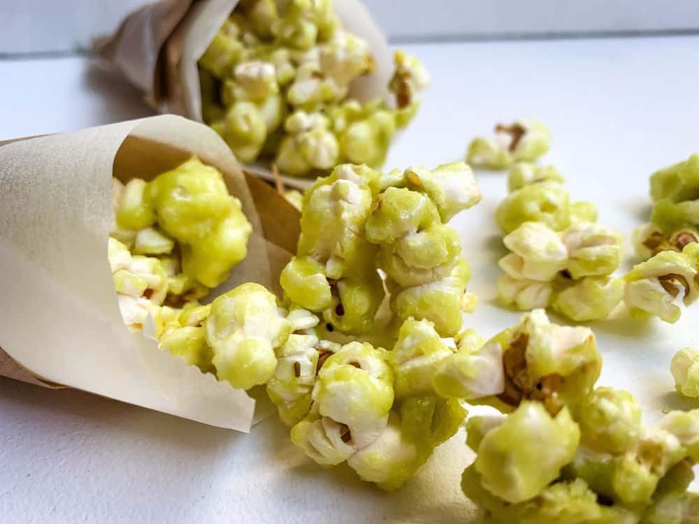 Zombie bussemænd, farvede popcorn